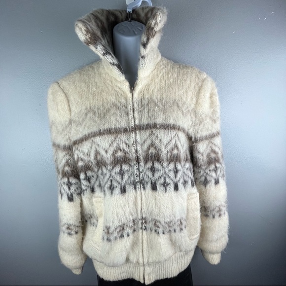 Vintage | Sweaters | Alafoss Icewool Icelandic Nordic Vintage Fair Isle ...